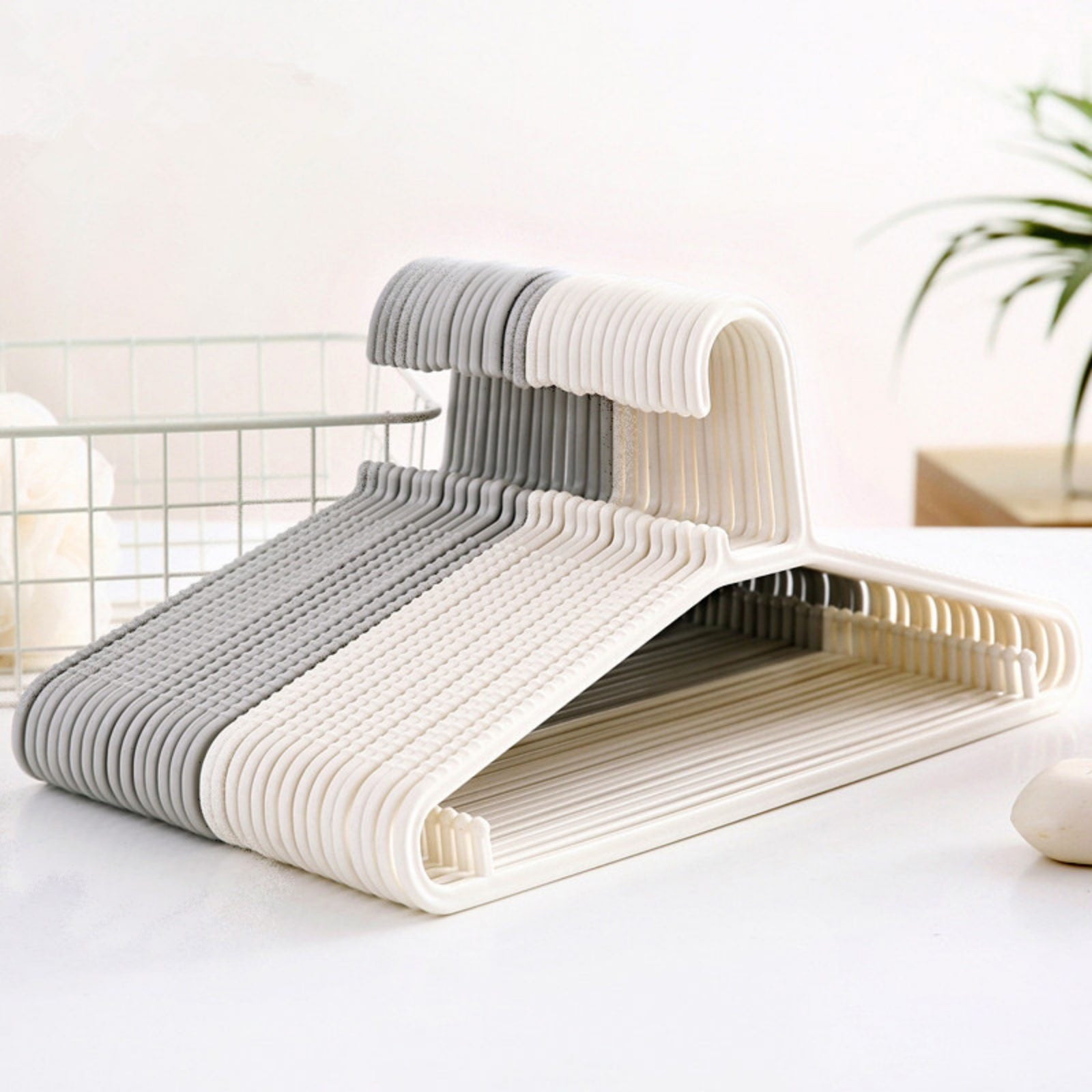 Non Slip Hangers Strong Shoulders Space Saving Household Closet ...