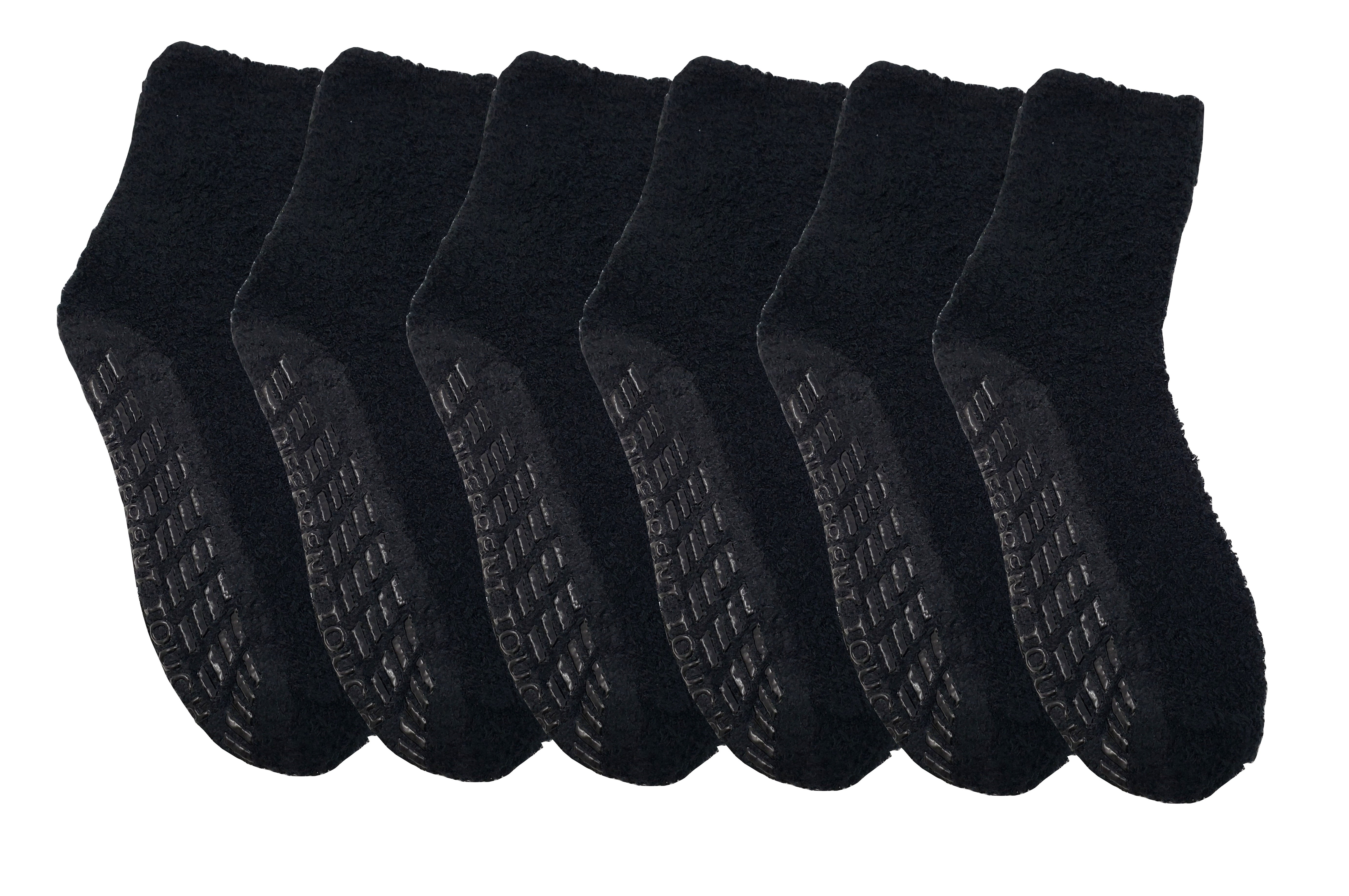 Cozy Indoor Non-Slip Gripper Socks for Adults, Elderly - Perfect for ...