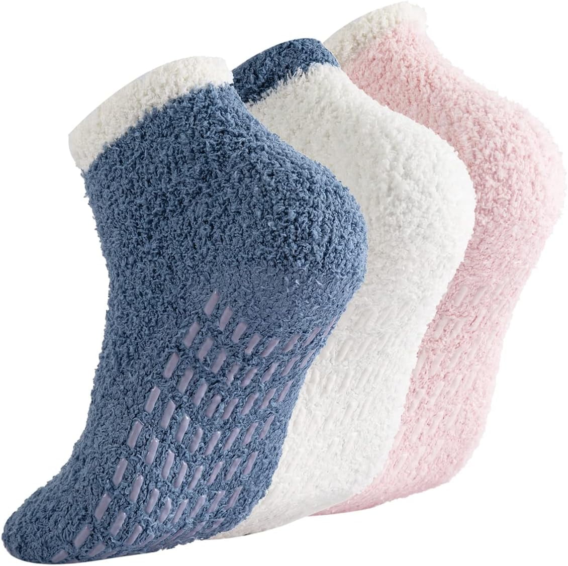 Non Slip Hospital Socks with Grips for Women - Grip Socks for a Secure ...