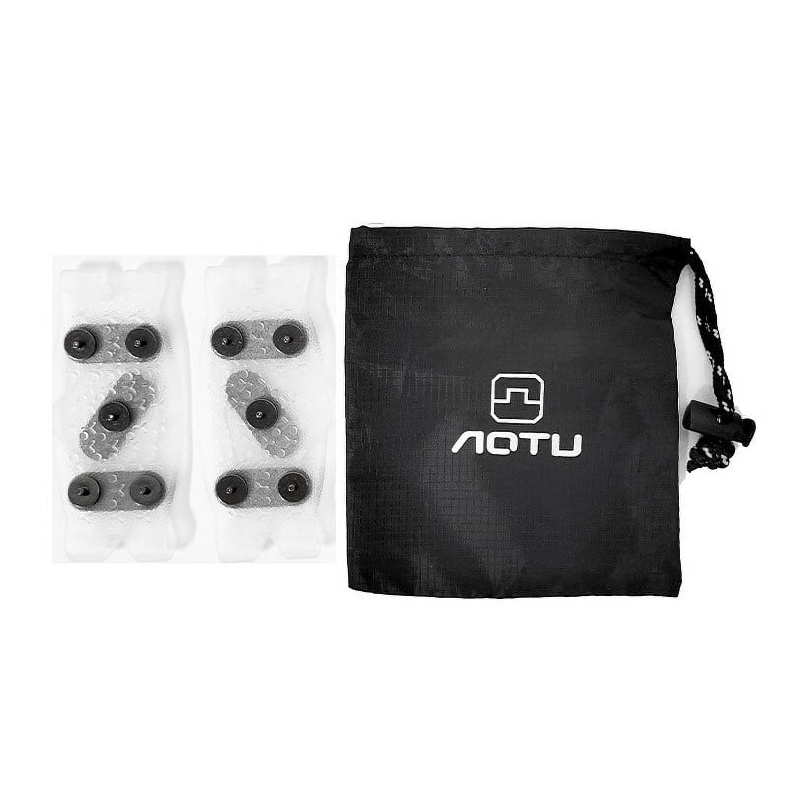 Non-Slip Ice Traction Crampons with 12 Steel Spikes | Anti-Fall Shoe ...