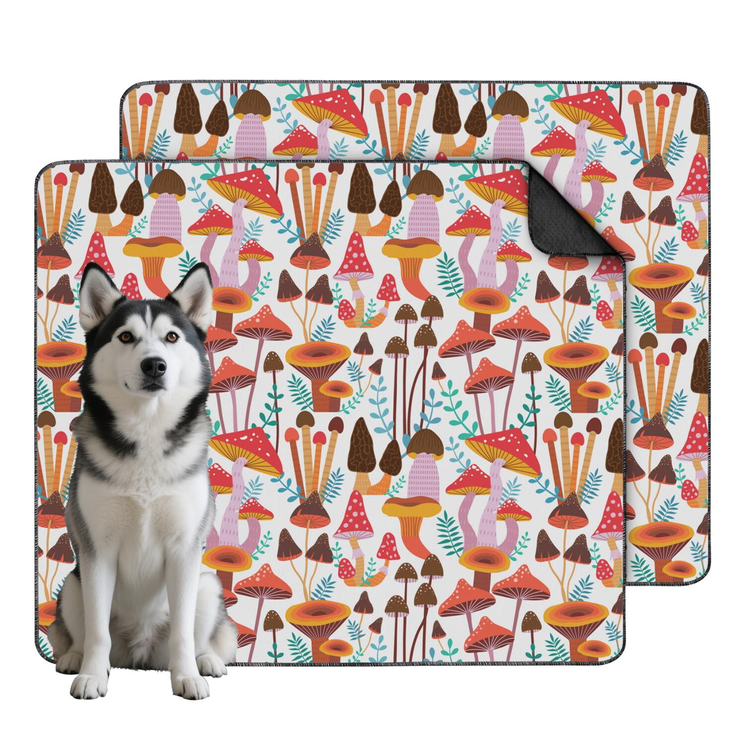 Non-Slip Kennel Mats Washable, Absorbent and Reusable Pad with ...