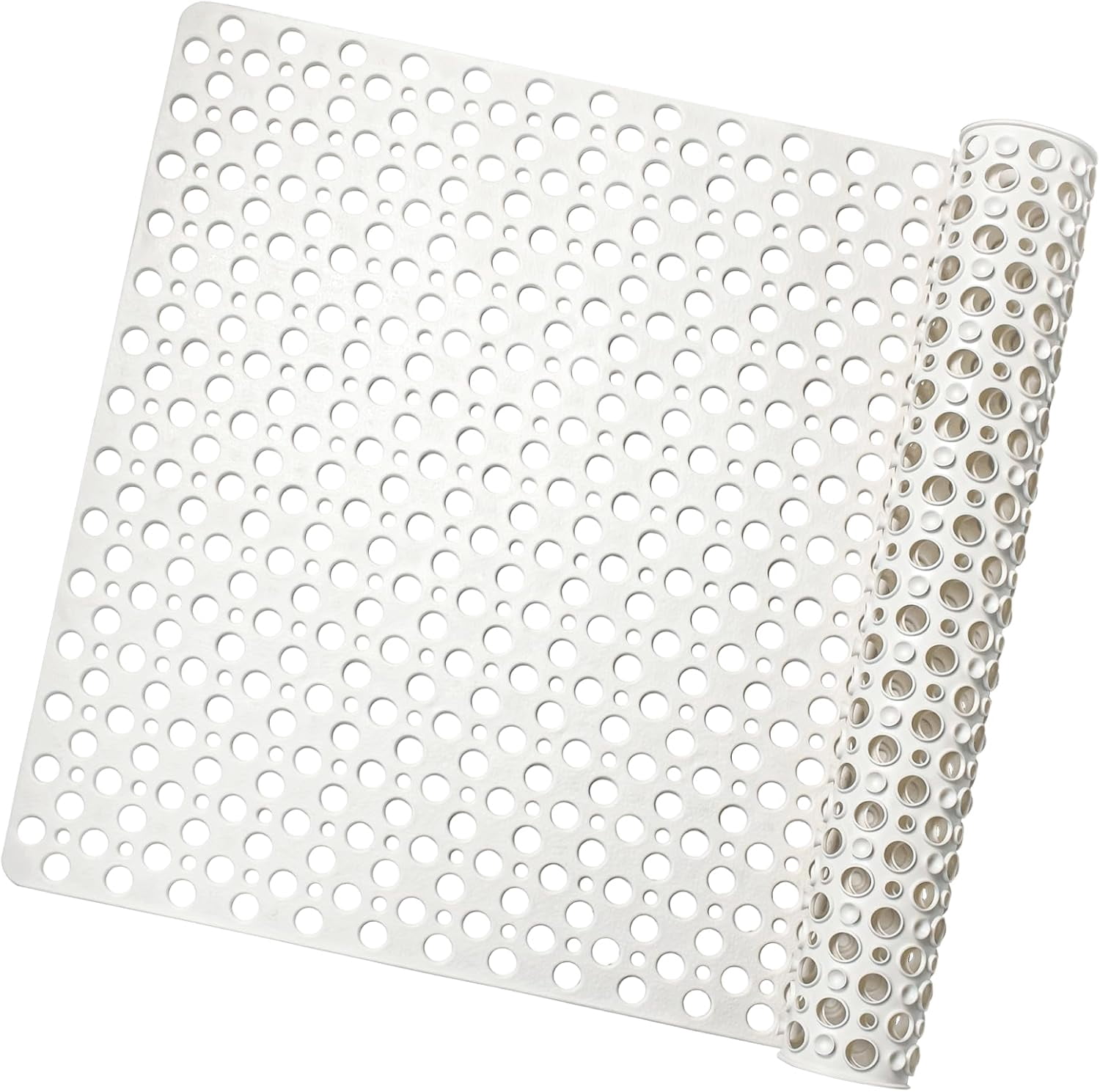Non Slip Large Shower Mat 35.4"*23.6", TPE Bath Mats for Inside Outside ...