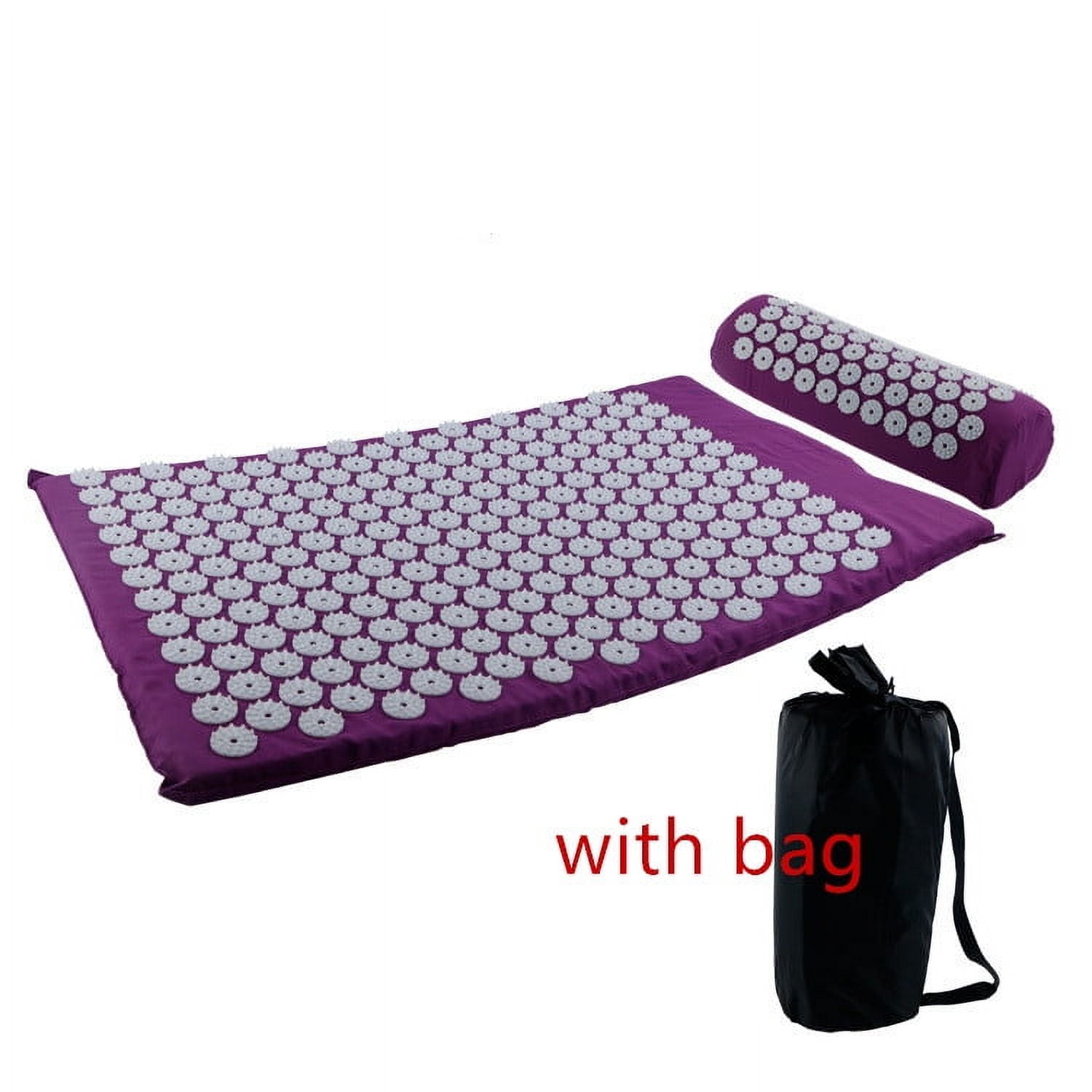 Non-Slip Massager Cushion acupressure Massage Yoga Mat Sets Spike ...