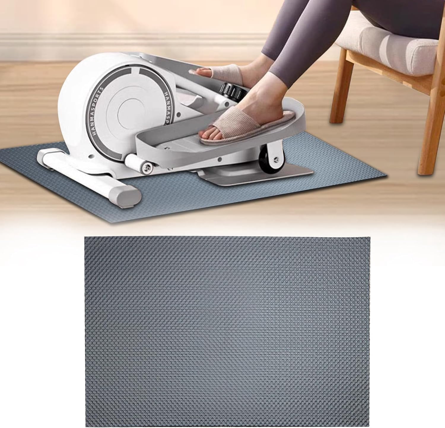 Non-Slip Mat, Apply to Under Desk Elliptical Peddler While Sitting ...