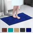 Non-Slip Microfiber Chenille Bathroom Rug, Extra Soft and Absorbent ...