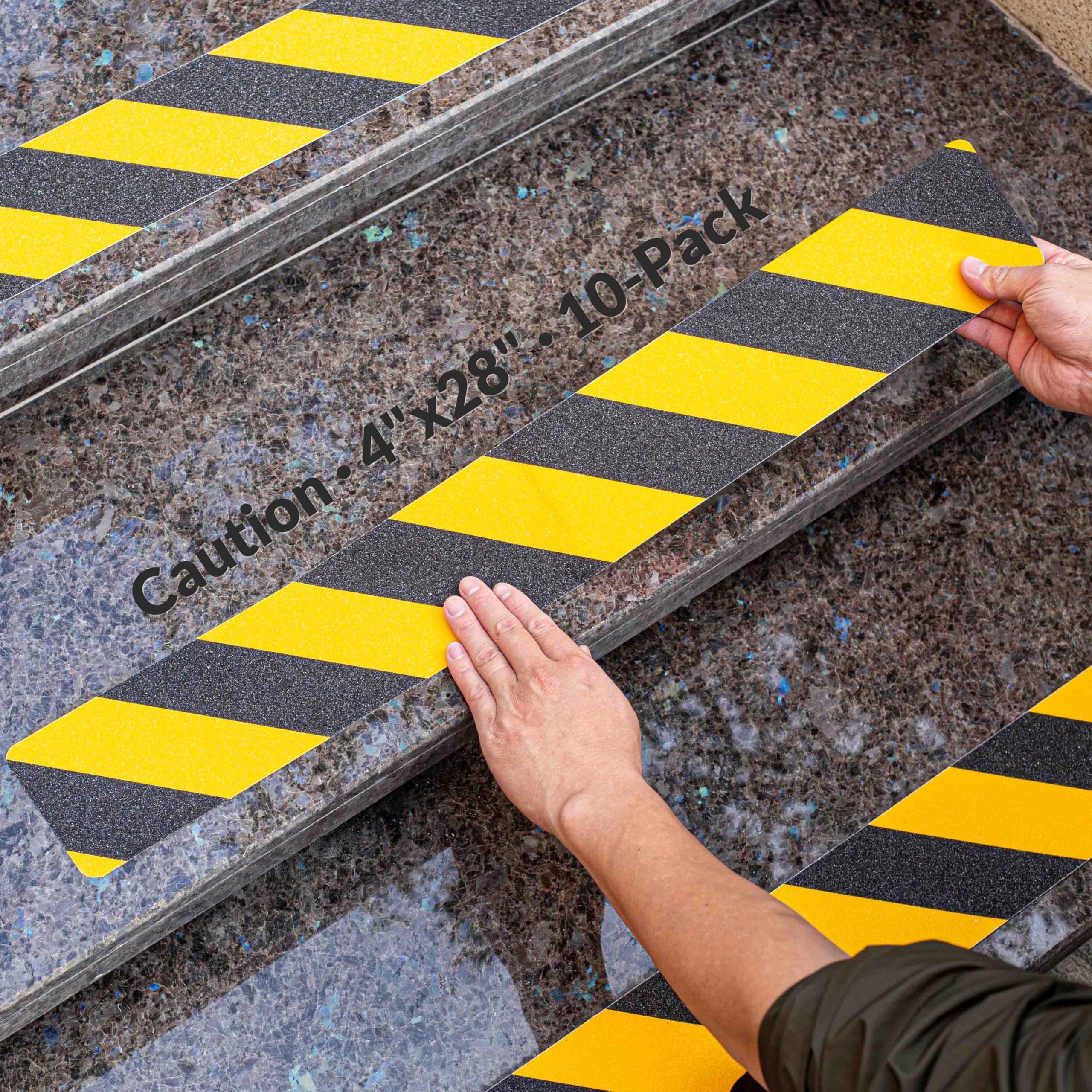 Non Slip Outdoor Stair Treads 80 Gritz, Adhesive Grip Tape, Peel and ...