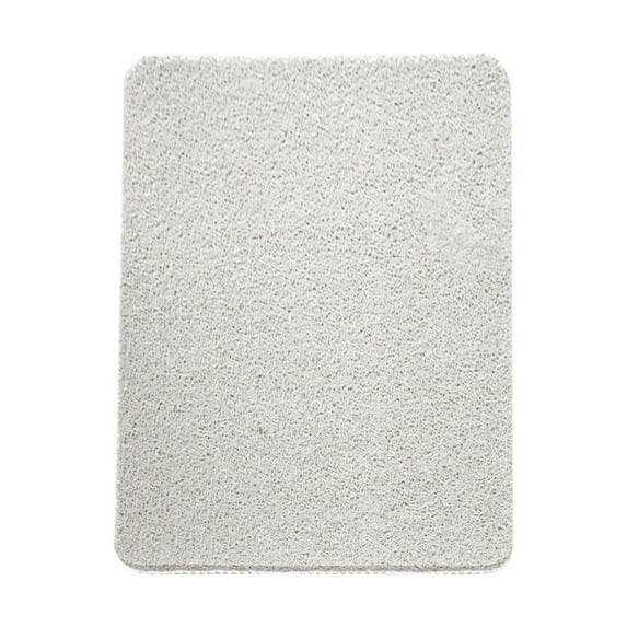Non-Slip PVC Bath Mat 40x60cm, Soft Massage Luffa Texture Shower Floor ...