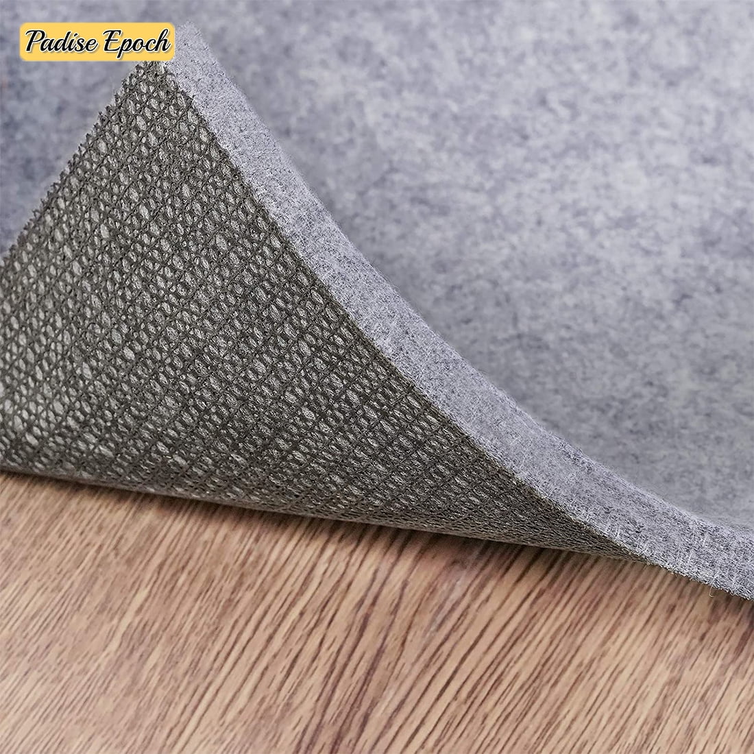 Non Slip Pad Rug Grippers - 7'×10', 1/4" Thick，Double Layers Cushioning ...