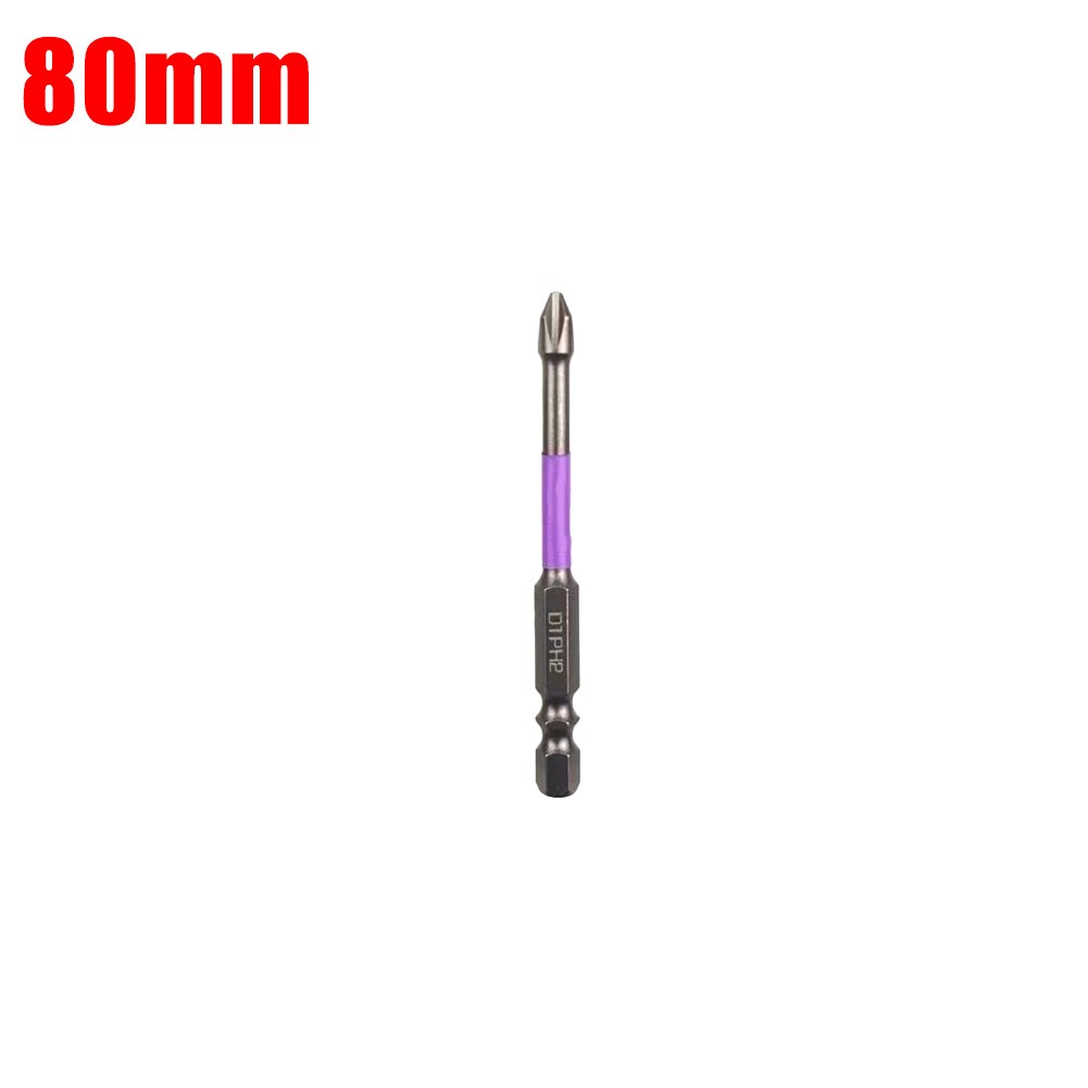 Non-slip PH2 Magnetic Batch Head Cross Screwdriver Hardness Drill Bit ...