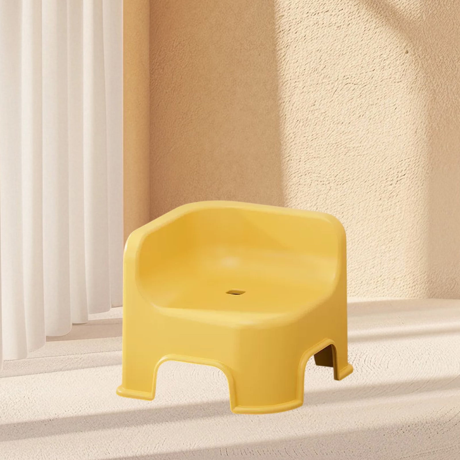 Non-Slip Plastic Step Stool | Bathroom & Home Use | 12.7x11.2 Inch ...