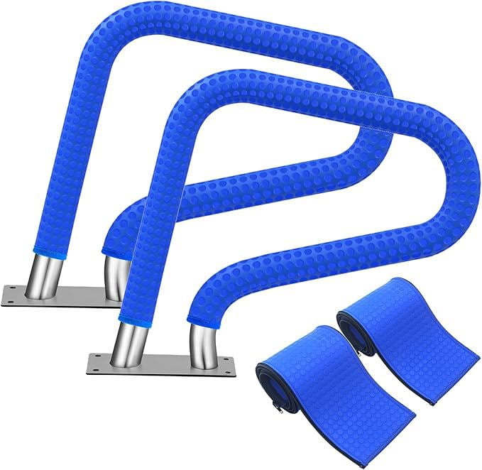 Non-Slip Pool Handrail Covers with Zipper – 6ft Cool-Touch Royal Blue ...