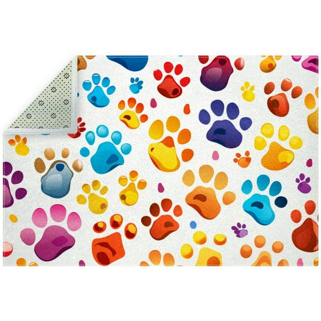 Non-Slip Rectangle Area Rug Washable Carpet for Kitchen Entryway Living ...