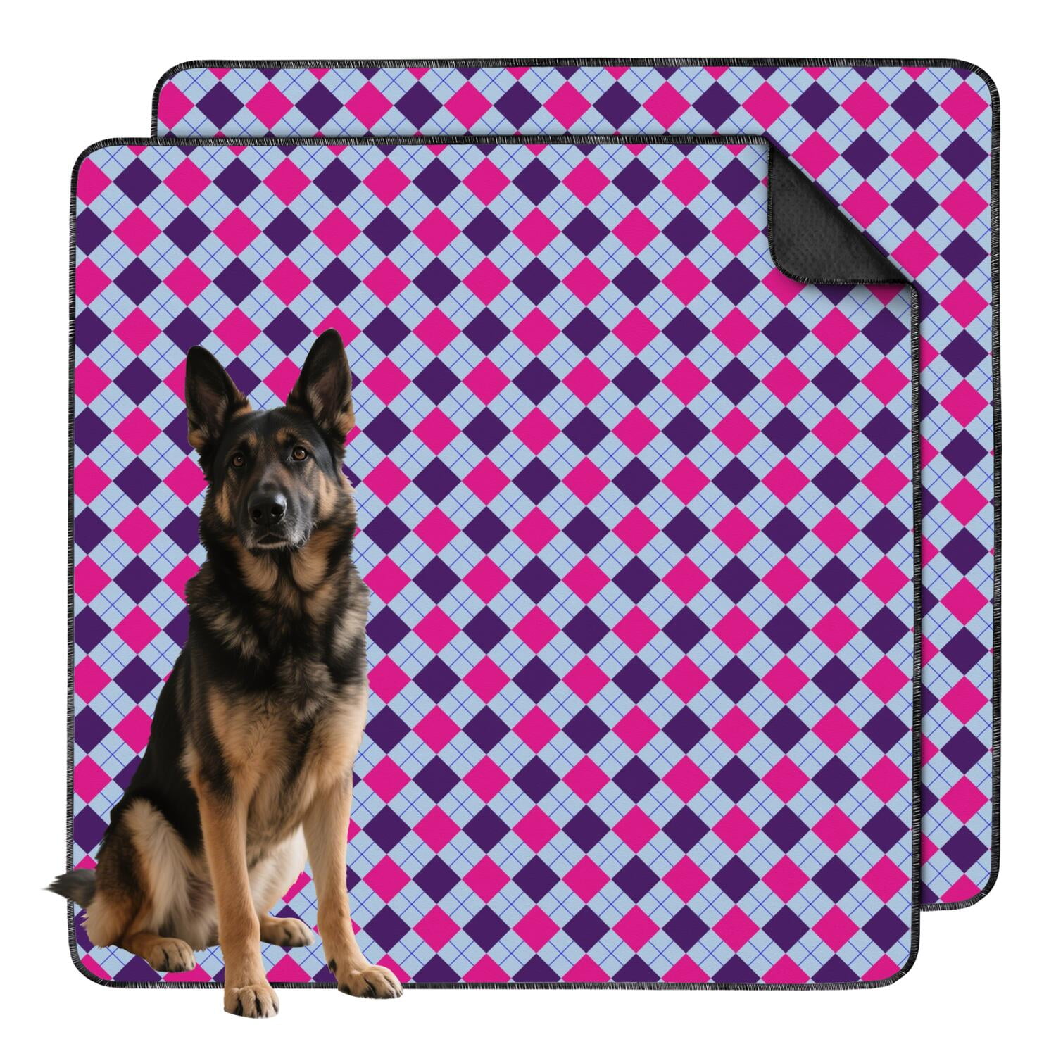 Non-Slip Reusable Pee Pads for Dogs, 48"x48" Washable Potty Pad in ...