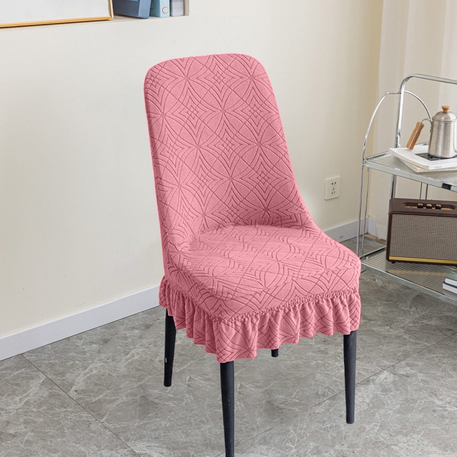 Non-Slip Round Bar Stool Cover | Elastic Band Seat Protector | 38x55cm ...
