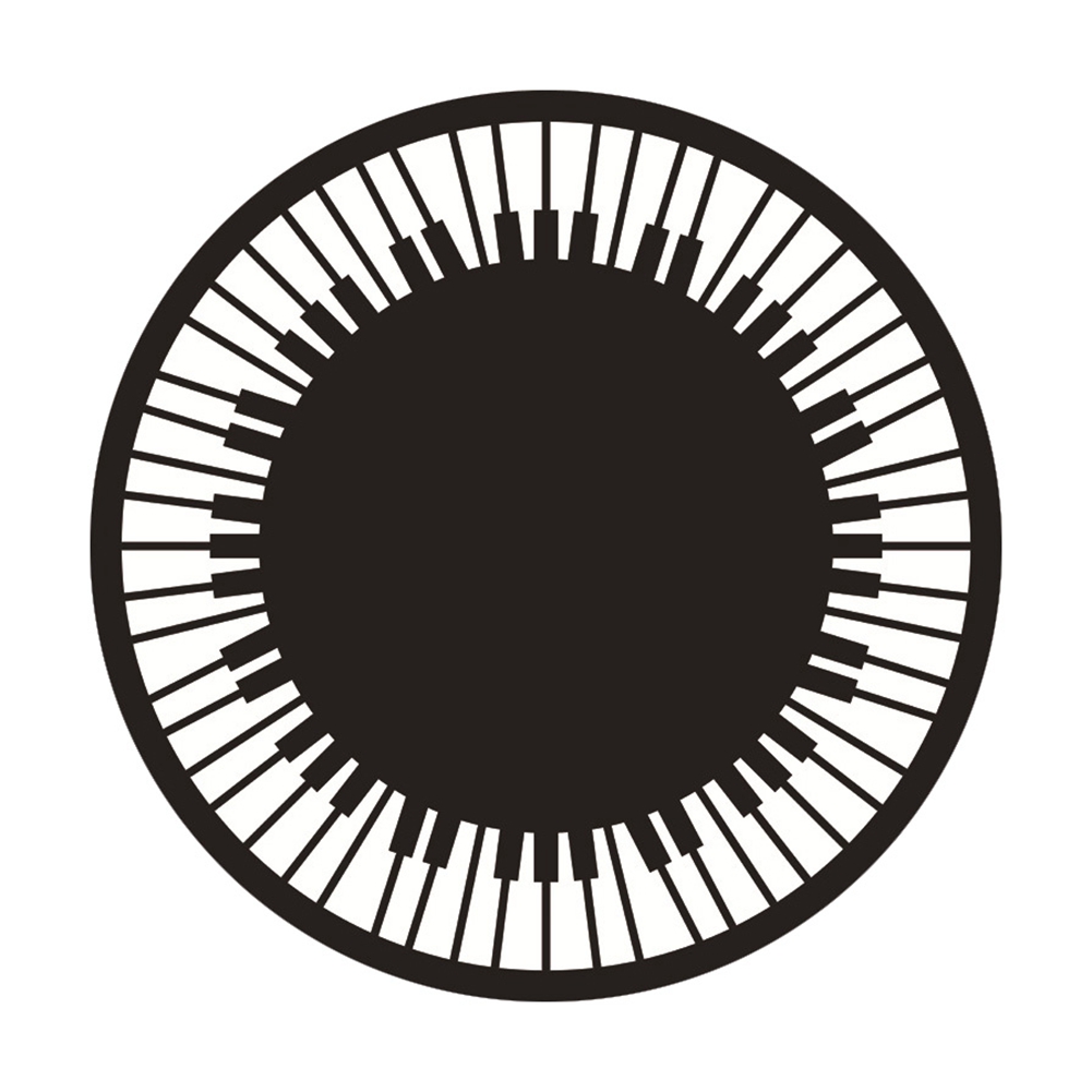 Non-Slip Round Chair Mat - Sitting Pad Area Rug - Washable Rug for ...