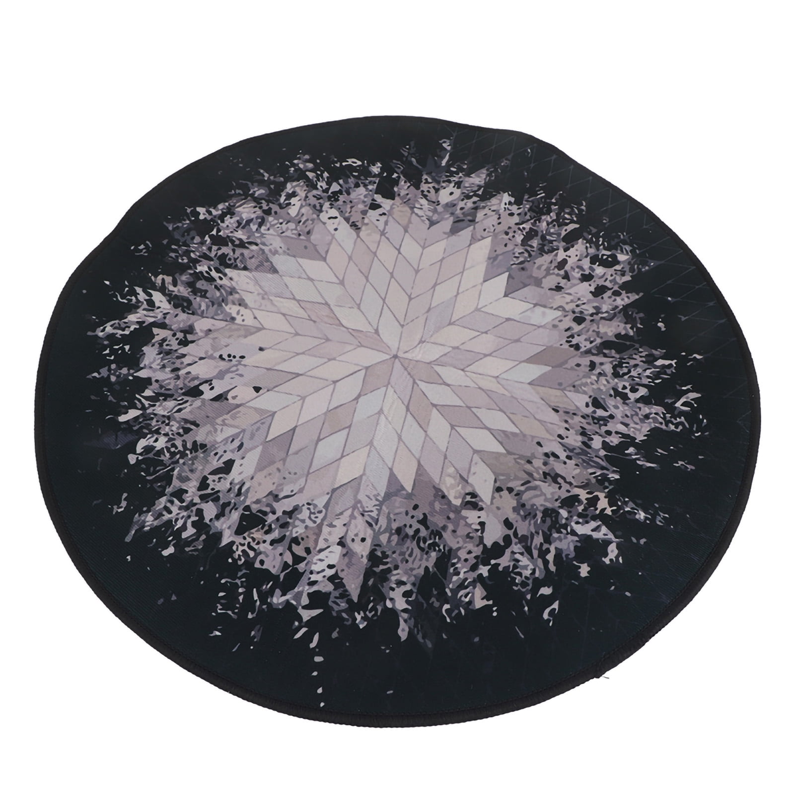 Non-Slip Round Mat - Sitting Pad Area Rug - Washable Rug for Rotary ...