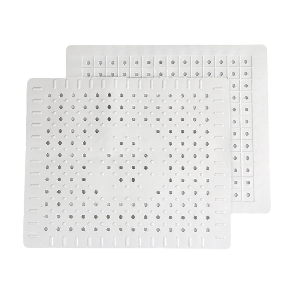 Non-Slip Rubber Drain Pad 2 Pack - Easy to Clean & DIY Cut - Walmart.com