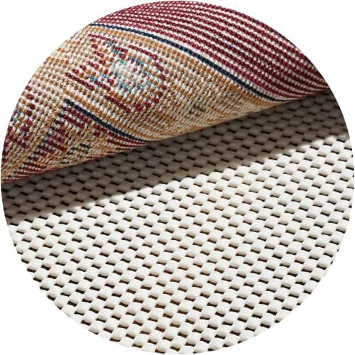 Non Slip Rug Pad Gripper Round 6 Feet Extra Thick Carpet Pads for Area ...