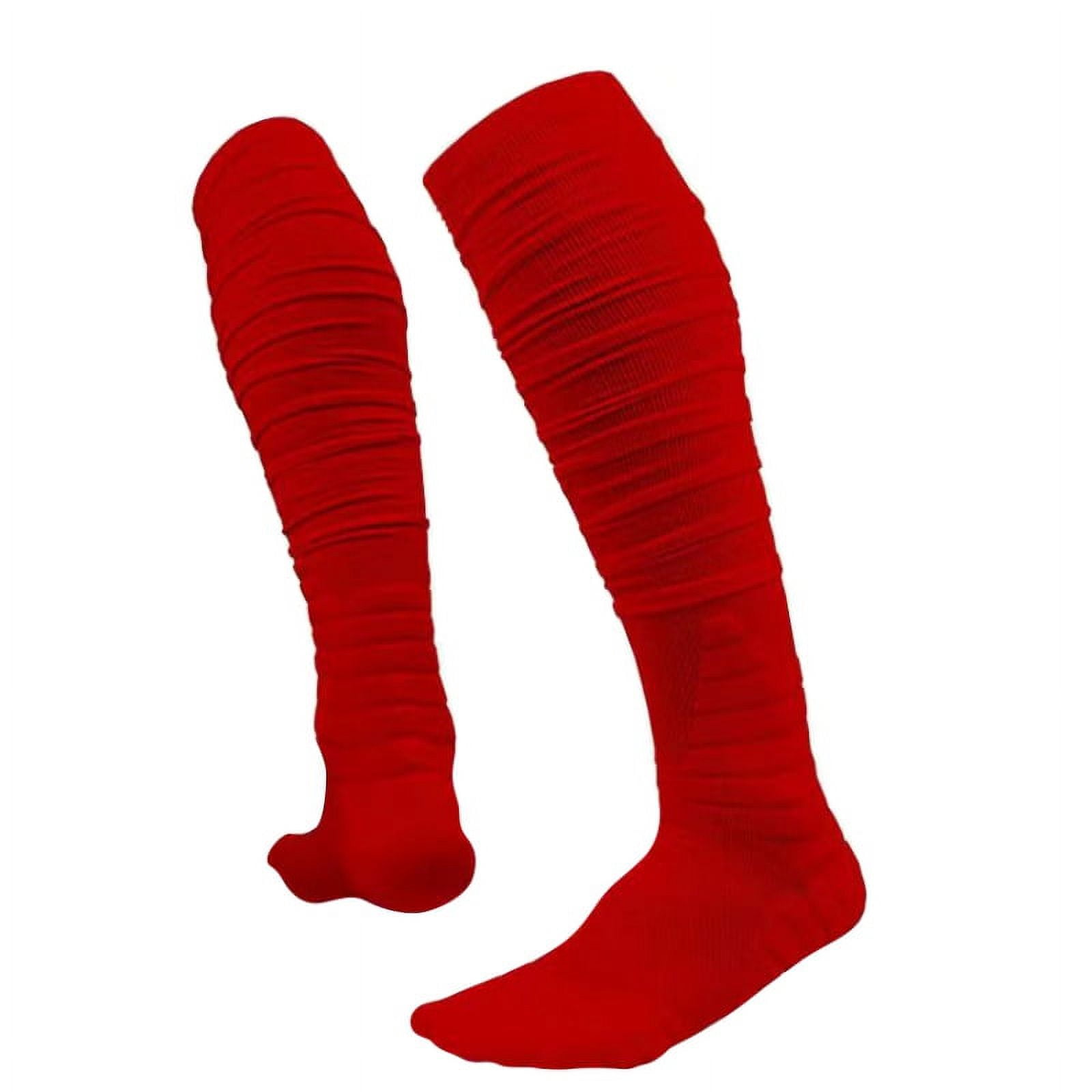 Non Slip Scrunch Football Socks, Football Socks Extra Long Socks Soccer ...