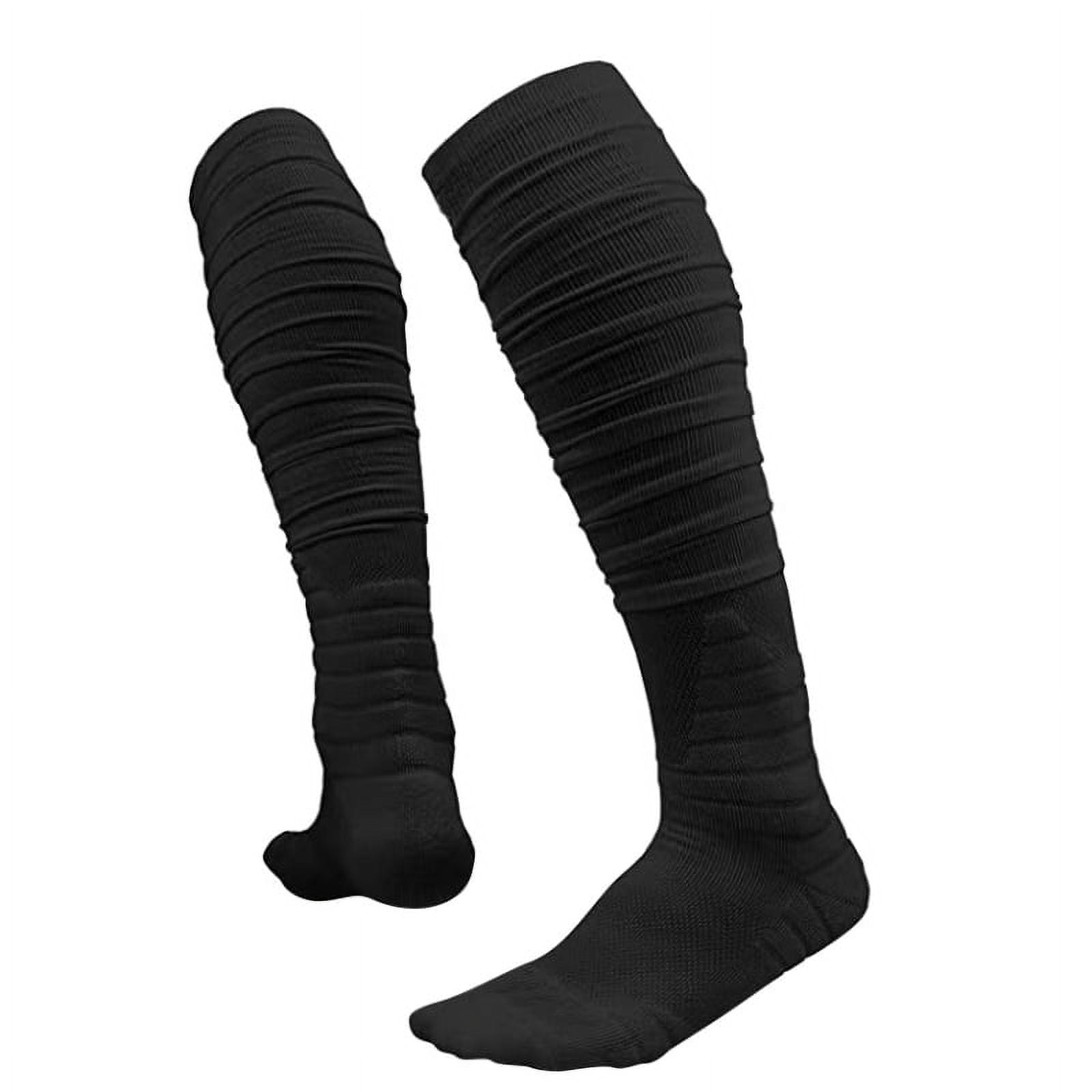 Non Slip Scrunch Football Socks, Football Socks Extra Long Socks Soccer ...