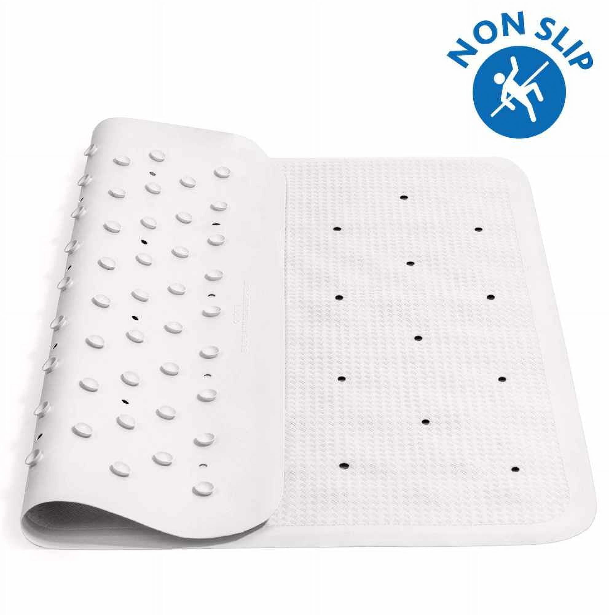 Non Slip Shower Mat with 145 Suction Cups - 21.7x21.7in (55x55cm ...