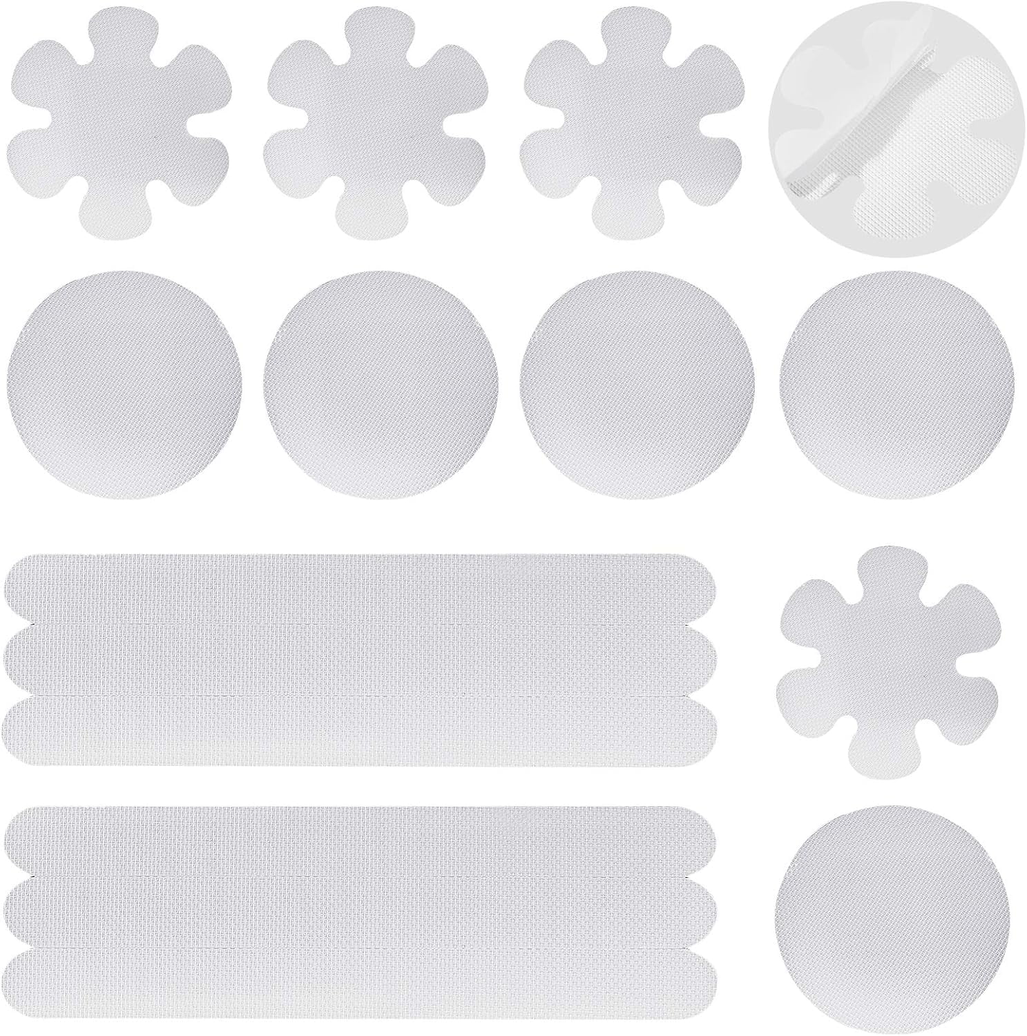 Non-Slip Shower Strips 34 Pcs Mixed Shape Self Adhesive Non Slip Bath ...