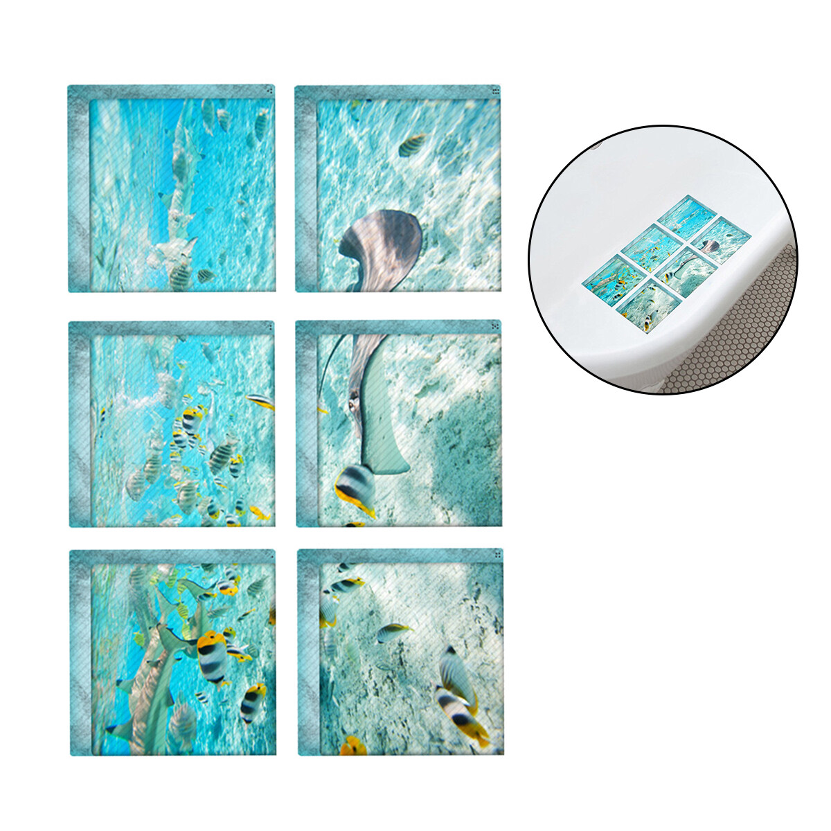 Non-Slip Shower Treads Sticker Bath Room Decor Kids Safe Bathtub for ...