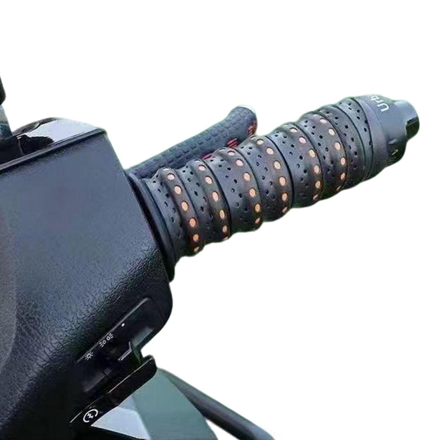 Non-Slip Soft Silicone Grip Tape - Universal Wrap-Around Motorcycle ...
