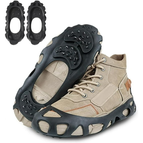 A Non Slip Spikes Traction Cleats For Ice And Snow With Thirty Teeth ...