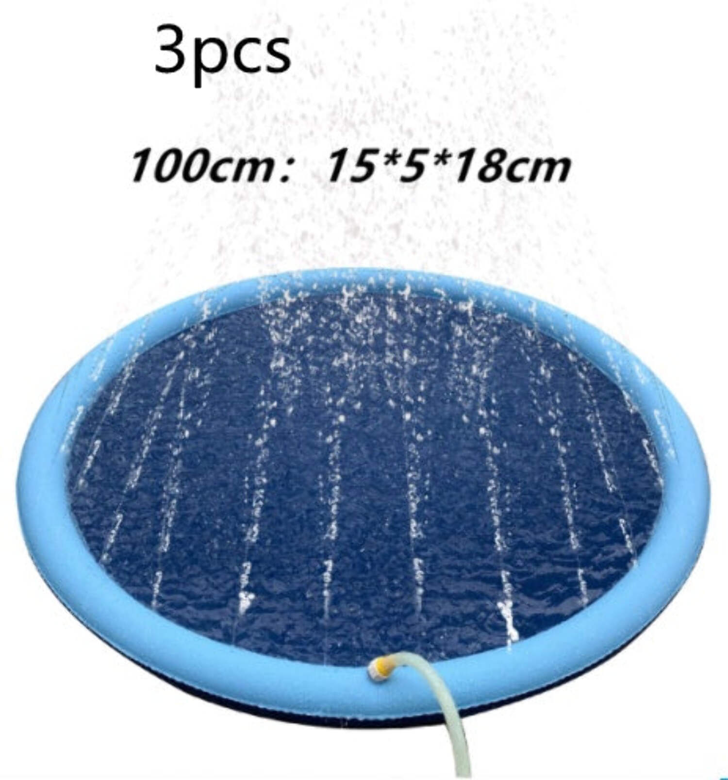 Non-Slip Splash Pad For Kids And Pet Dog Pool Summer Outdoor Water Toys ...