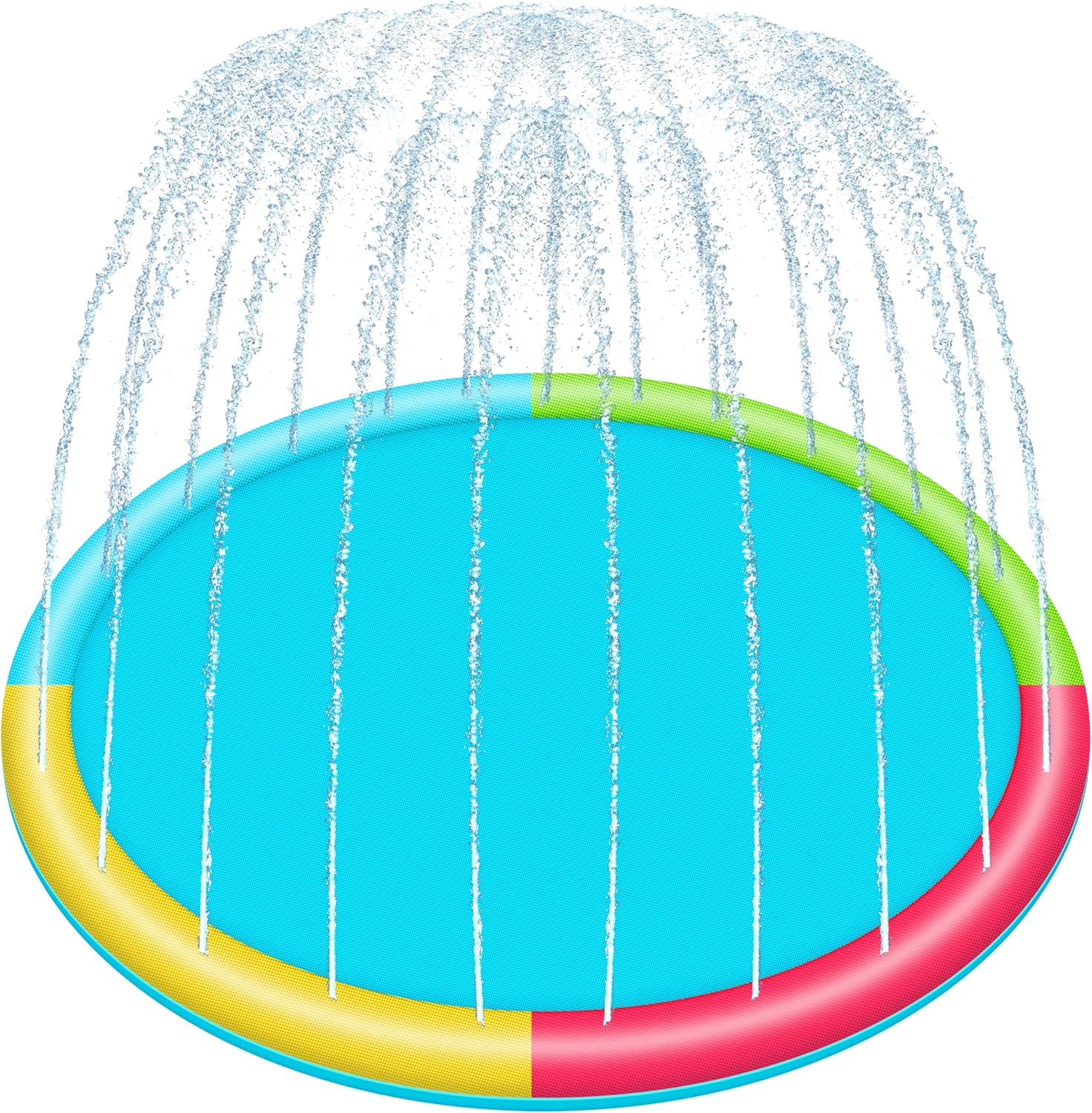 Non-Slip Splash Pad Sprinkler - Outdoor Water Play Toys Backyard ...