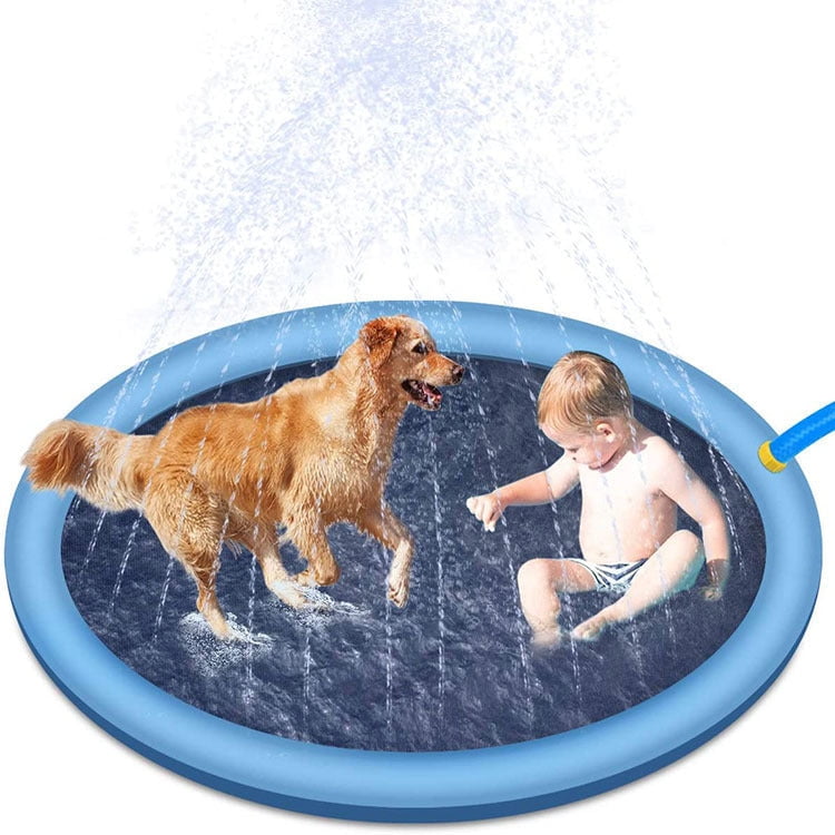 Non-Slip Splash Pool Pad For Kids And Pet Dog - Walmart.com