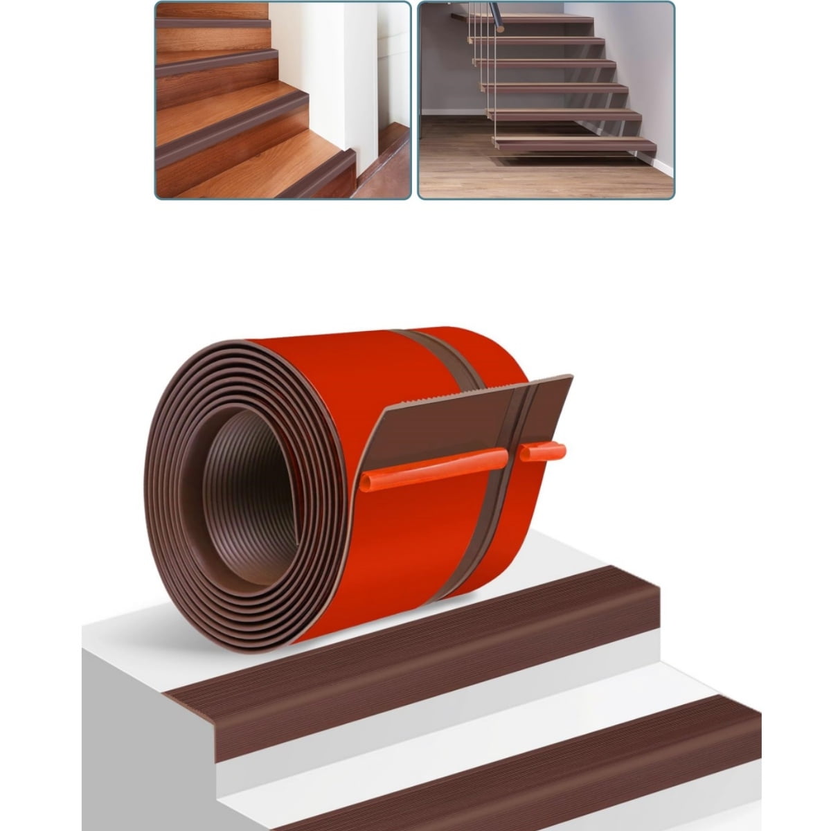 Non-Slip Stair Edge Trim,1x2x39.4In Self-Adhesive Stair Edging Trim for ...