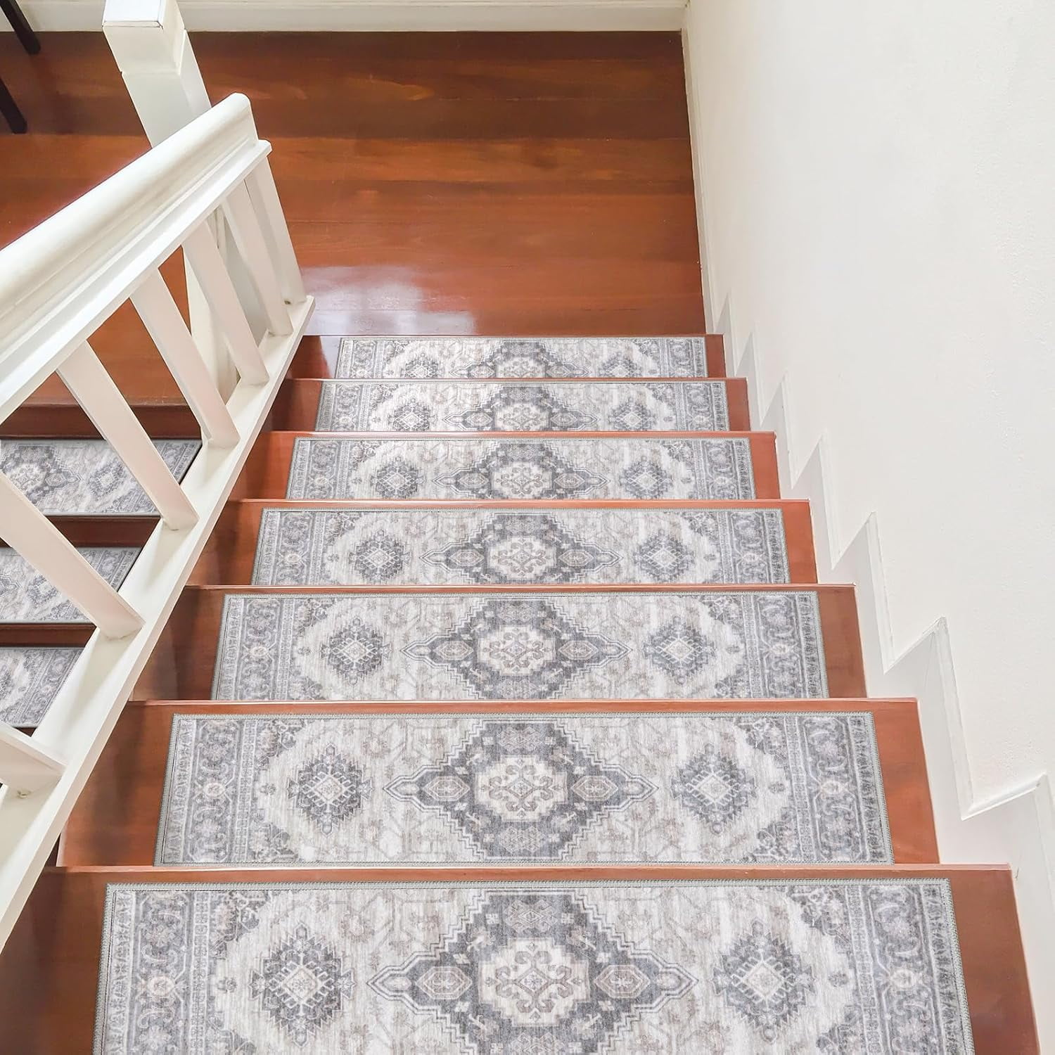 Non-Slip Stair Treads for Wooden Steps 30"x8" Indoor Stair Runner 15PCS ...