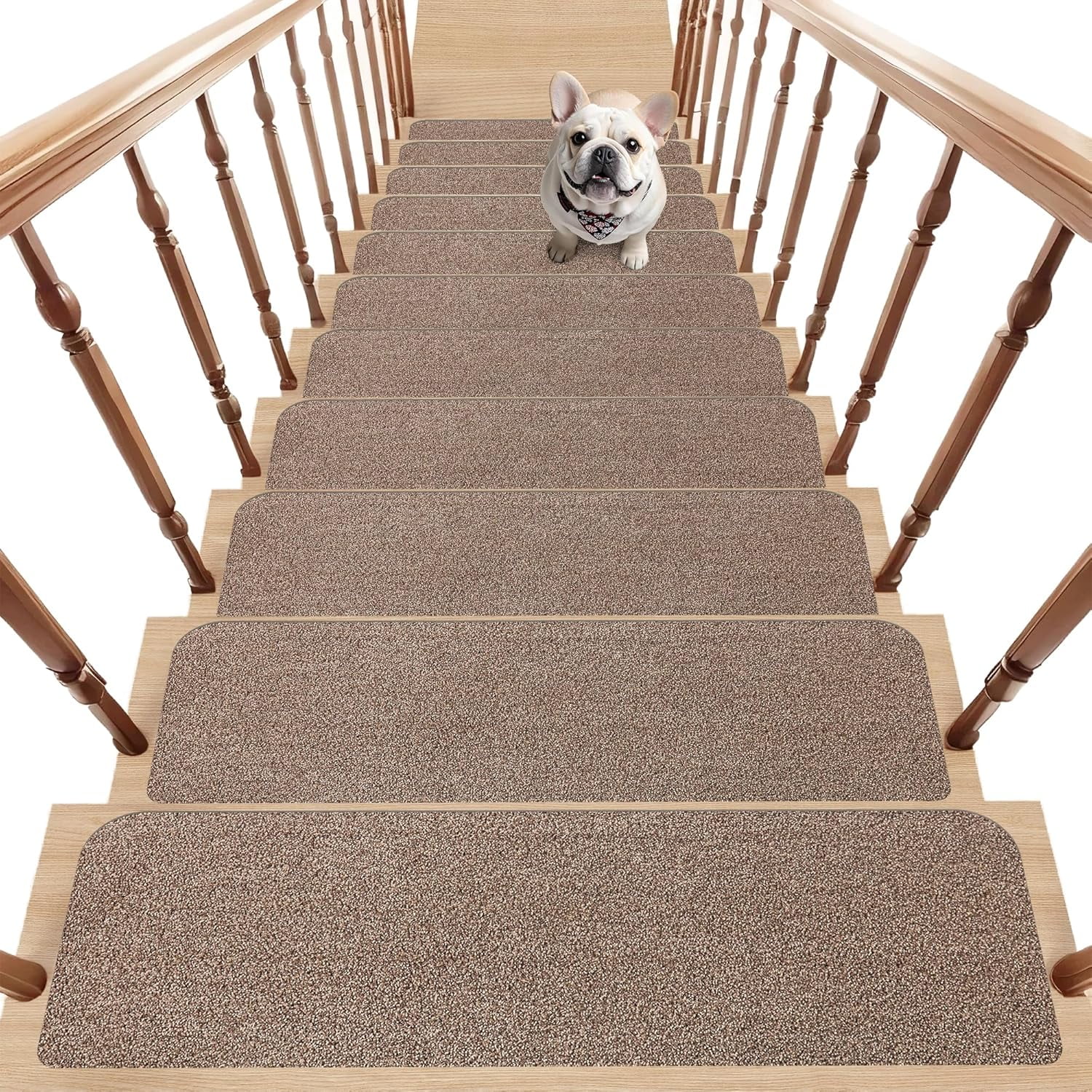 Non-Slip Stair Treads for Wooden Steps Indoor, 15 Pack 9" X 28" Stair ...