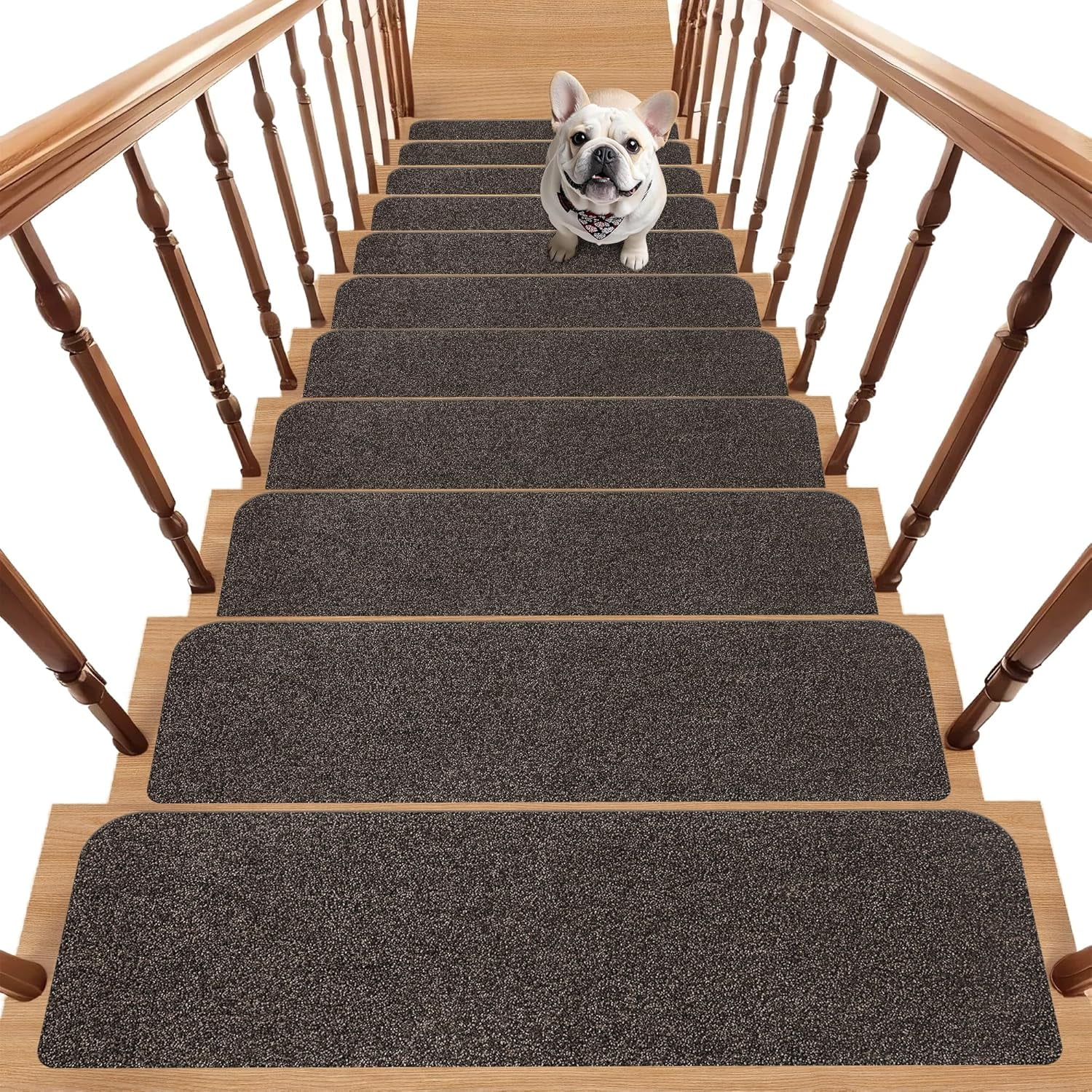 Non-Slip Stair Treads for Wooden Steps Indoor, 15 Pack 9" X 28" Stair ...