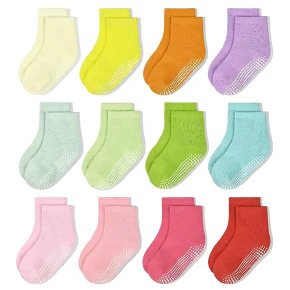 Kids Grip Socks for Active Play - Comfortable and Safe Footwear