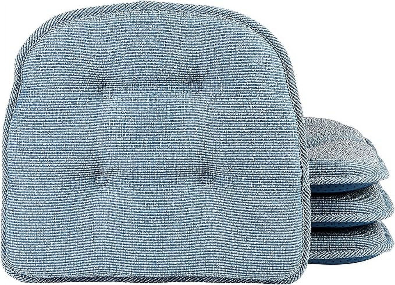 Non-Slip Tufted Chair Cushions for Dining Room, Kitchen and Office Use ...