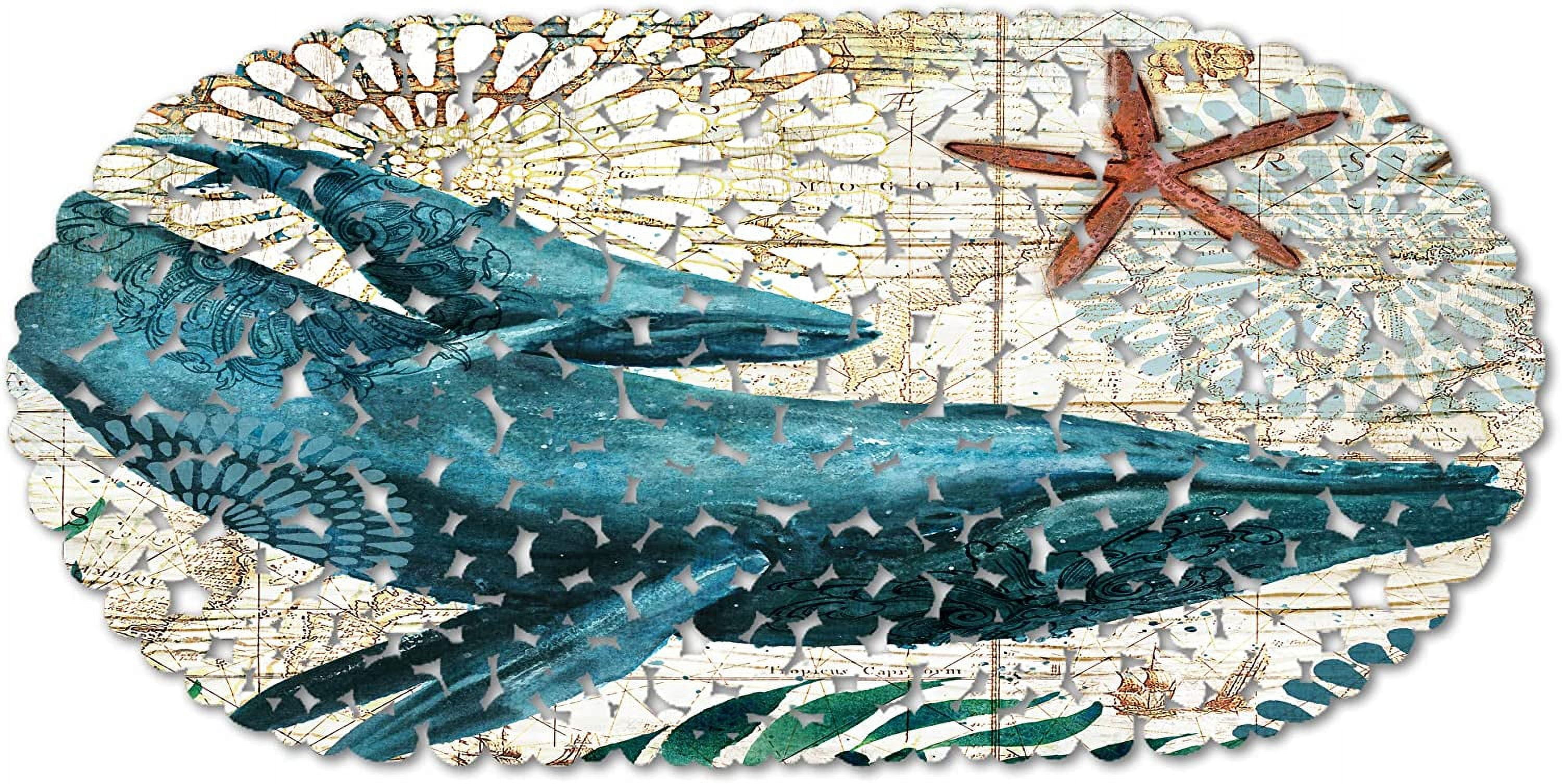 Non Slip Whale Bathtub Mat with Suction Cups. Oval Pebble Shower Mat ...