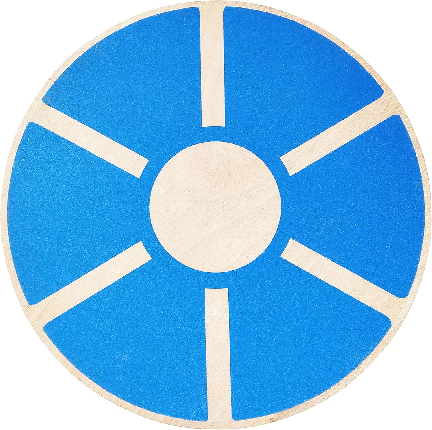 Non-Slip Wooden Wobble Balance Board Core Trainer 15.55-inch Diameter ...