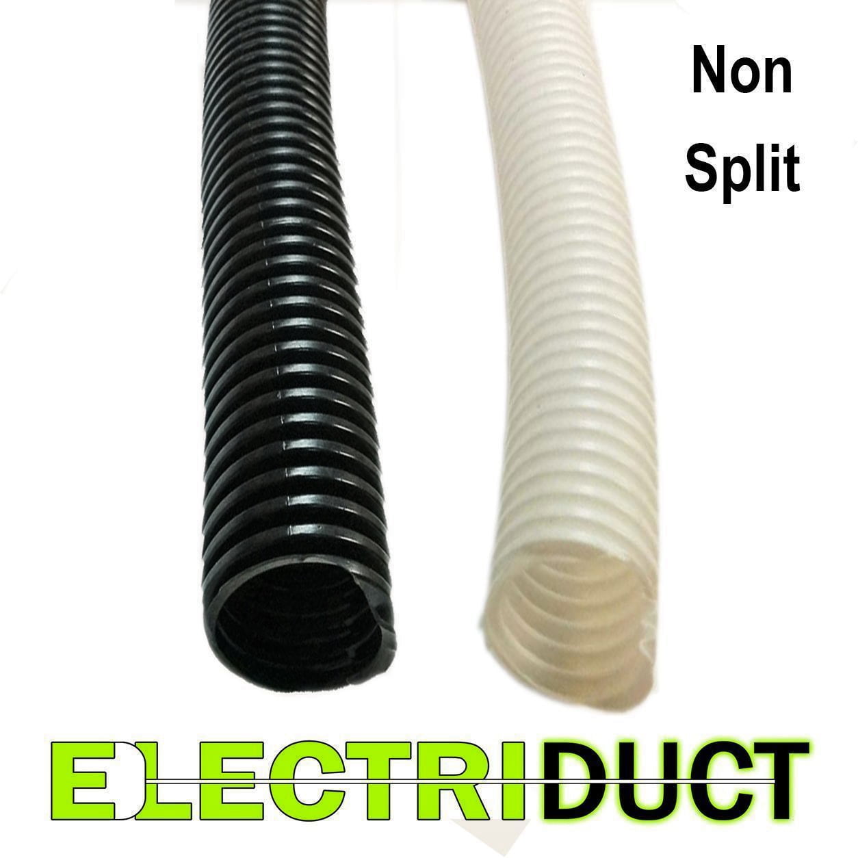 Non-Split Wire Loom / Flex Tubing - Black - 3/4" - 10 Feet - Walmart.com