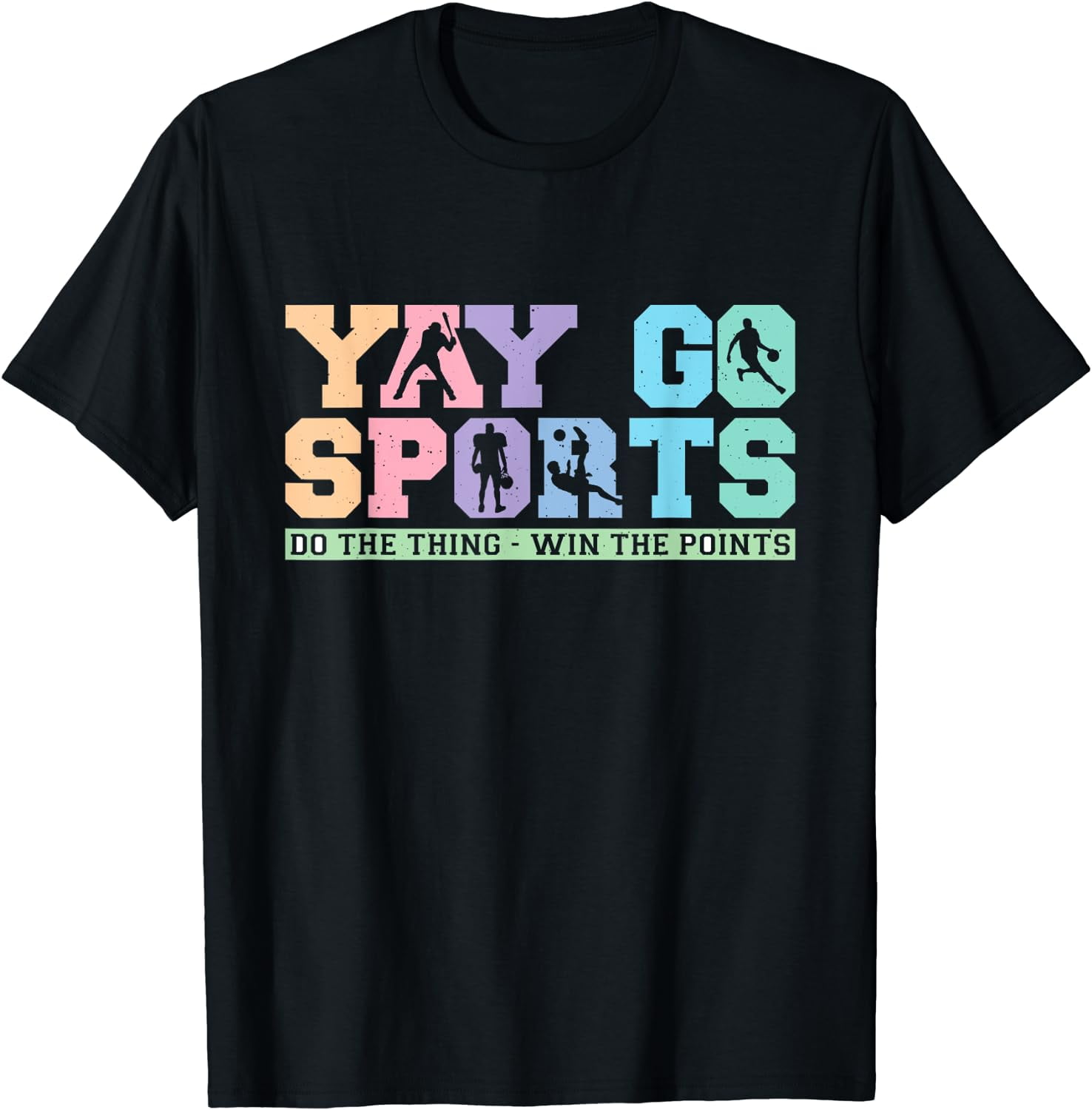 Non-Sports Fan Go Sports Yay Sports T-Shirt - Walmart.com