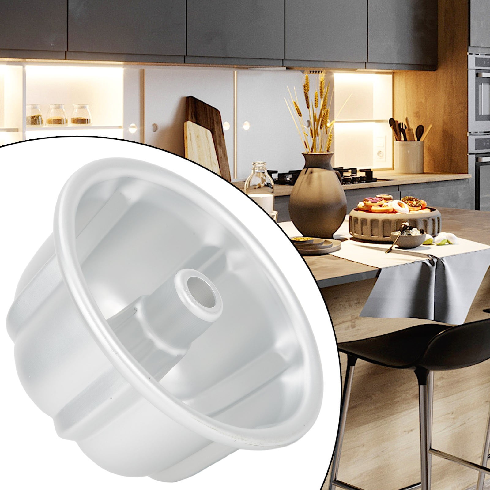 Non Stick Cake Mould Fluted Ring Cake Tin Cake Pan Tray Kugelhopf ...