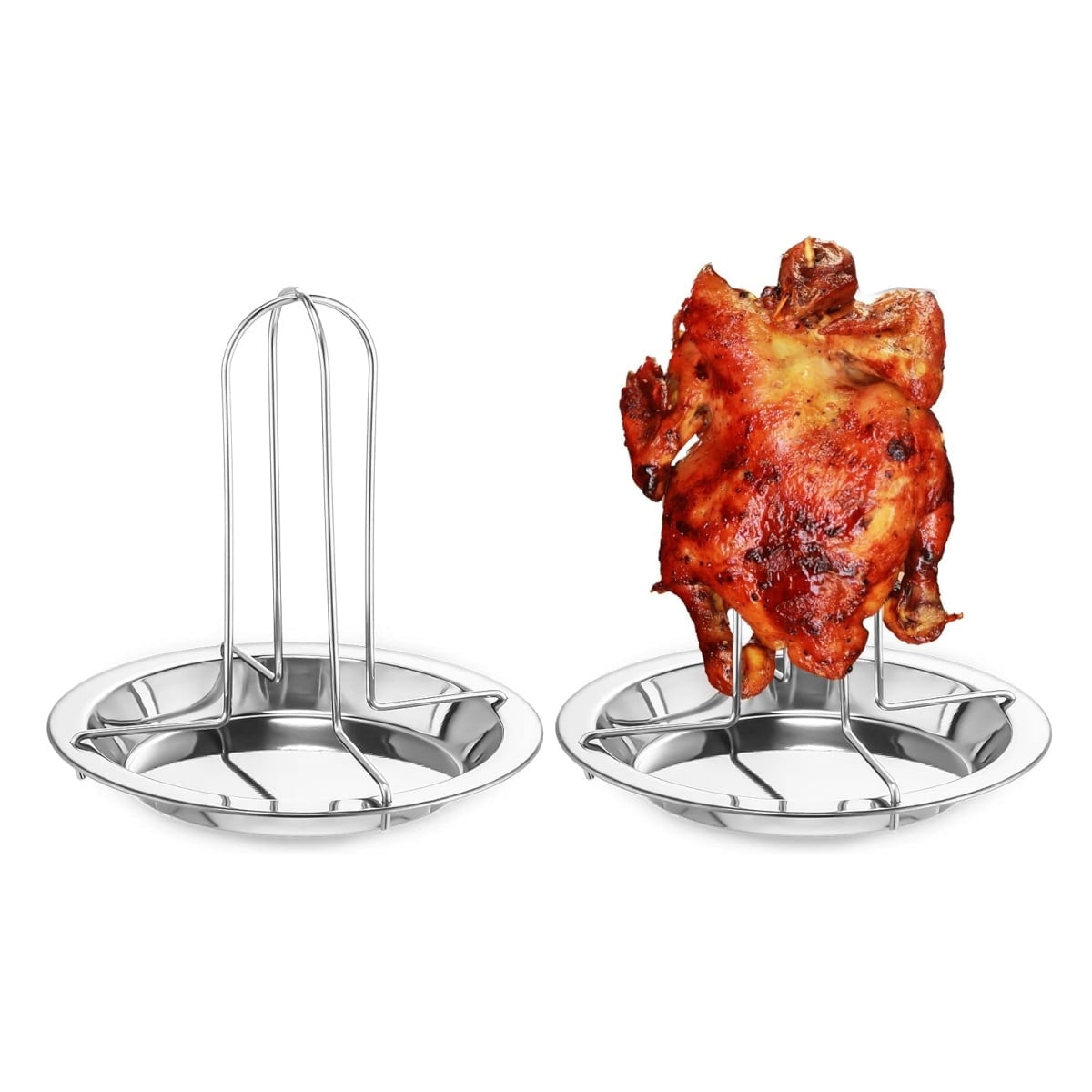 Non Stick Chicken Roaster Grill Tool,Vertical Roaster Rack Chicken ...