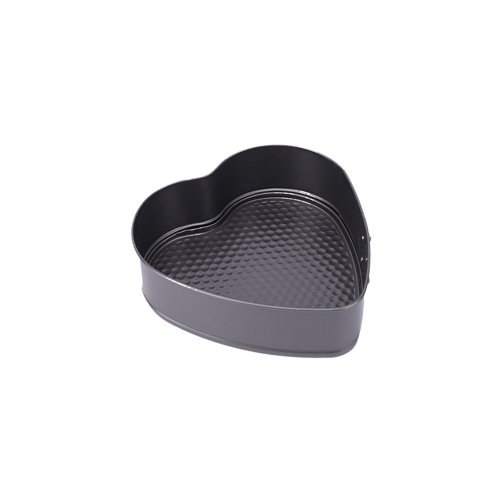 Non Stick Circular Buckle Bottom Baking Tray Tool, Circular Heart ...