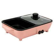 GreenLife Healthy Ceramic Nonstick Electric Griddle XL | Pink, Pancake ...