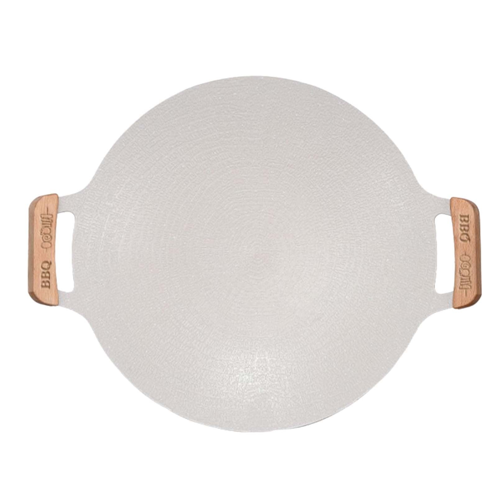 Non-Stick Frying Pan Meerschaum Stone Barbecue Plate Korean Carabiner ...