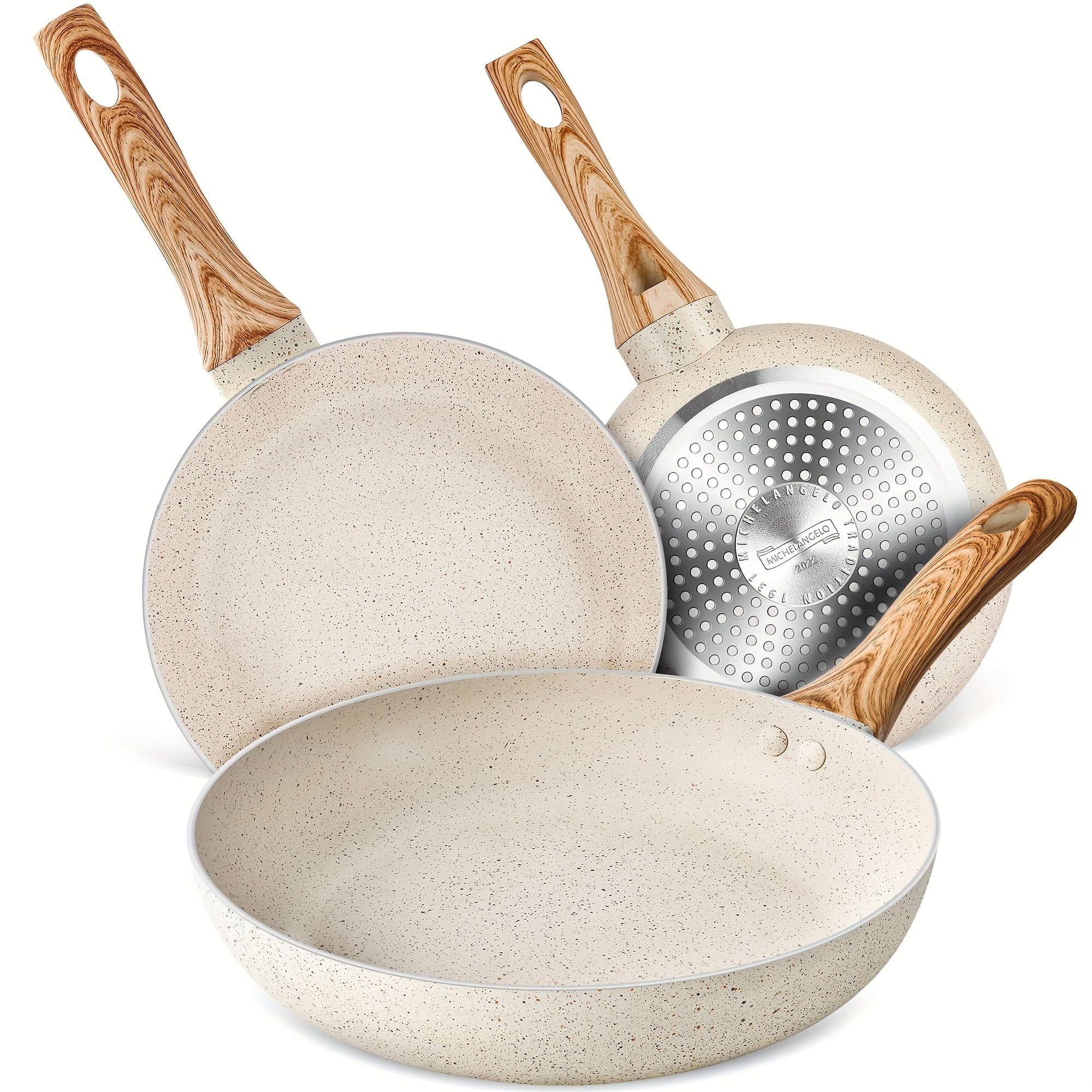 Non Stick Frying Pans Set, Granite Frying Pans Nonstick, Nonstick Pan ...