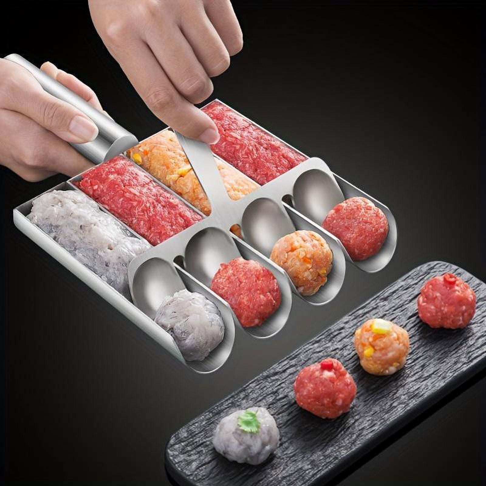 [Non-Stick Meatball Maker] Non-Stick Stainless Steel Meatball & Falafel ...