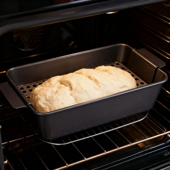 Non Stick Meatloaf Pan with Drain Tray, Heavy Duty Carbon Steel Pan ...